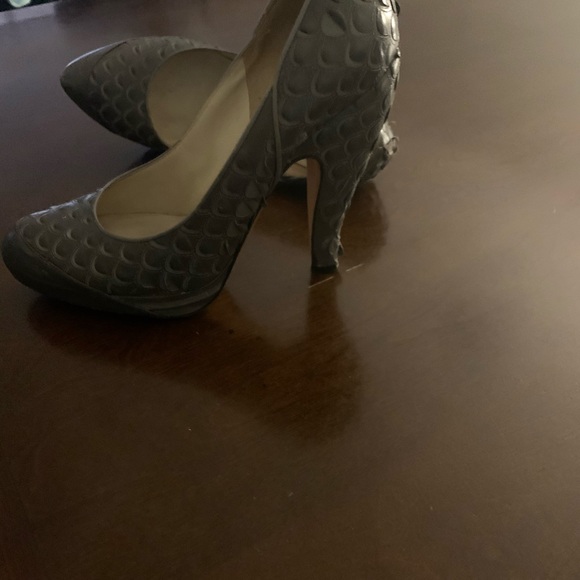 Dior | Shoes | Exclusive Christian Dior Gray Python Pumps | Poshmark